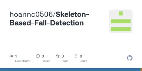 Github Hoannc0506skeleton Based Fall Detection