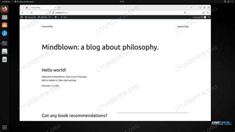 Openlitespeed Wordpress Installation Linux Tutorials Learn Linux
