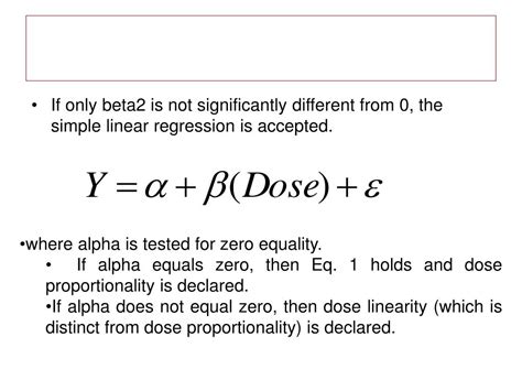 Ppt Exercise 6 Dose Linearity And Dose Proportionality Powerpoint