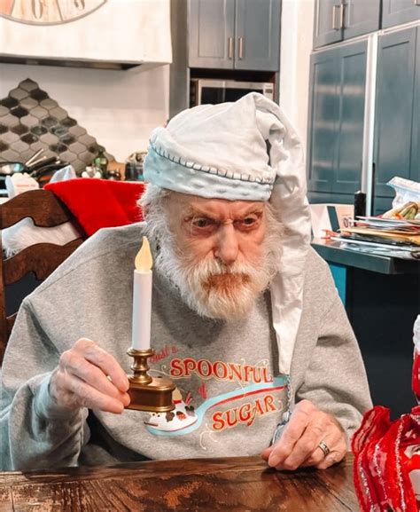 Golden 100 Year Old Dick Van Dyke Got Into The Christmas Spirit As