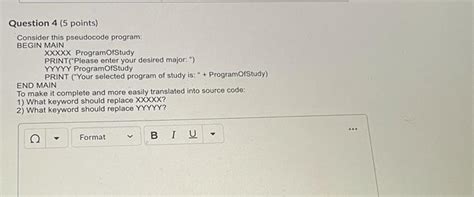 Solved Question 4 5 Points Consider This Pseudocode