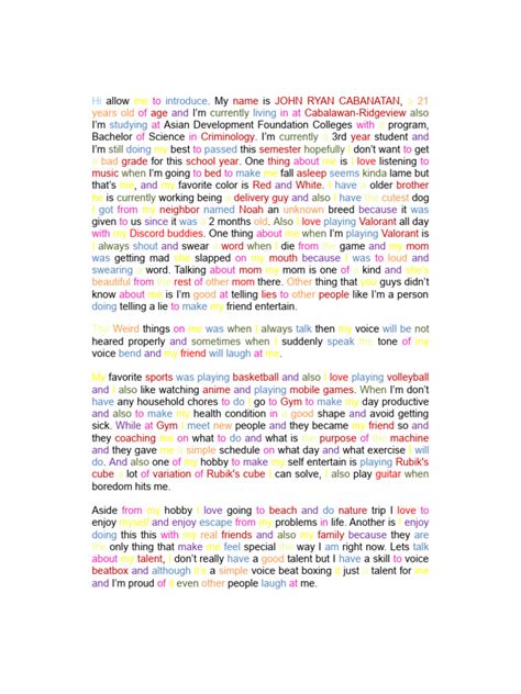 1k Words Color Pdf Linguistics Linguistic Morphology