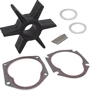 Amazon.com: QuickMariner 19453T Water Pump Impeller Service Kit for Mercury Marine Force 30-75 ...