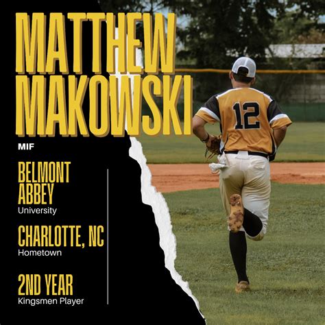 Kingsmen Meet The Team Our Next 2025 Player Is Matthew Makowski A