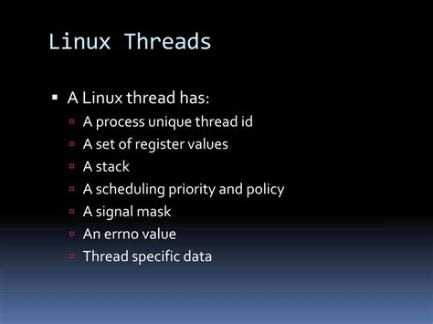 ppt linux processes and threads powerpoint presentation free download
