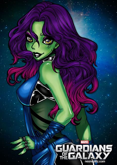 Marvel Gal1 Gamora Behance