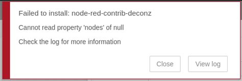 Instazllation Failure Issue Deconz Community Node Red Contrib Deconz GitHub