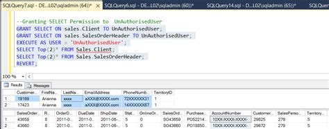 sql server 2016 dynamic data masking and row level security