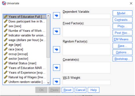 Dummy Coding In Spss Glm More On Fixed Factors Covariates And