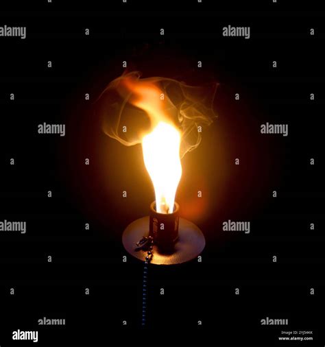 The Beauty Of The Dancing Flame Stock Photo Alamy