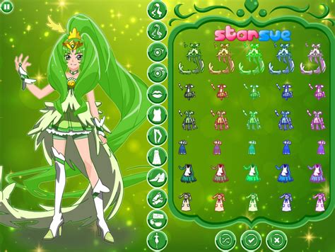 Smile Pretty Cure Cure March Fashion Style Play Online On Flash