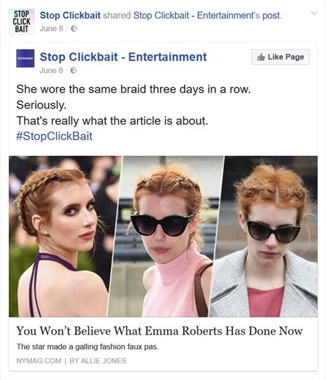 StopClickBait The War Against Crappy Click Bait Articles