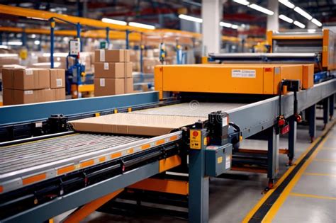 Automated Conveyor Belt Sorting Mechanism In A Logistics Center Automatic Engineering Solution