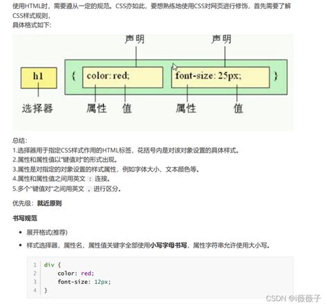 一 Css层叠样式表 Csdn博客
