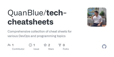Github Quanbluetech Cheatsheets Comprehensive Collection Of Cheat Sheets For Various Devops