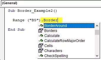 Bordures VBA guide étape par étape Comment définir des frontières avec Excel VBA Excel