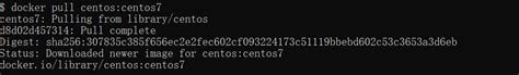 Docker 安装 CentOS 菜鸟教程