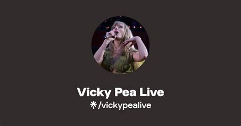 Vicky Pea Live Instagram Facebook Linktree