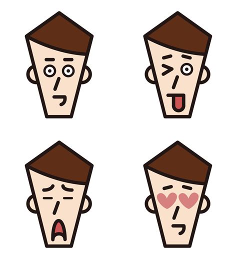 할머니의 다양한 표현에 대한 1 가지 그림 무료 일러스트 소재집 Kukukeke