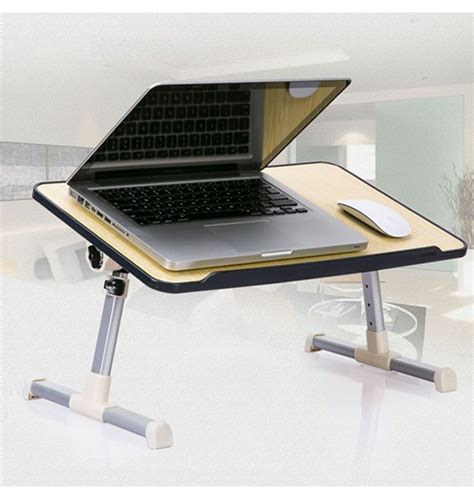 높이조절 가능 노트북테이블 좌식책상 컴퓨터 베드 접이식 1인용 낮은 식탁 추천 A1
