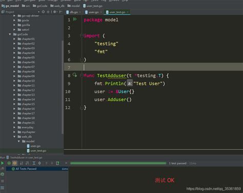 golang 实现mysql数据库连接并测试 go测试mysql连通性 csdn博客