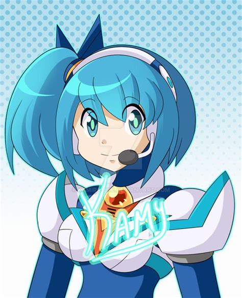 Rockman X Dive Rico By Kamira Exe On Deviantart