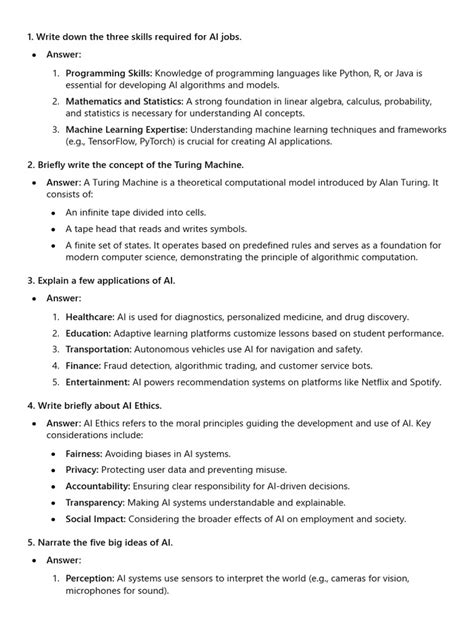 Computer Lesson 5 Pdf Artificial Intelligence Intelligence Ai
