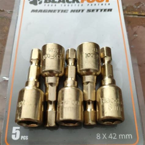 Jual Mata Sok Baja 8 Mm X 42 Mm Magnet Kuning Kepala Baut Baja Ringan Mata Baut Roofing Kanal