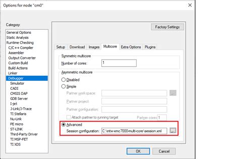 Multi Core Debugging ModusToolbox Documentation