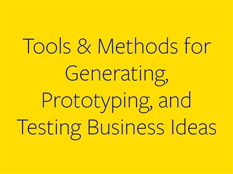 Validating Your Business Ideas Using Design Thinking Business Model Innovation And Customer