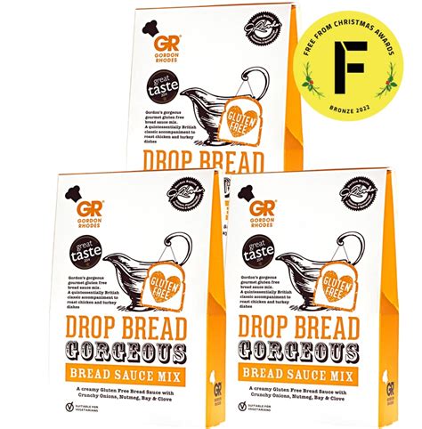 Drop Bread Gorgeous Bread Sauce Mix Triple Pack Gf Gordon Rhodes