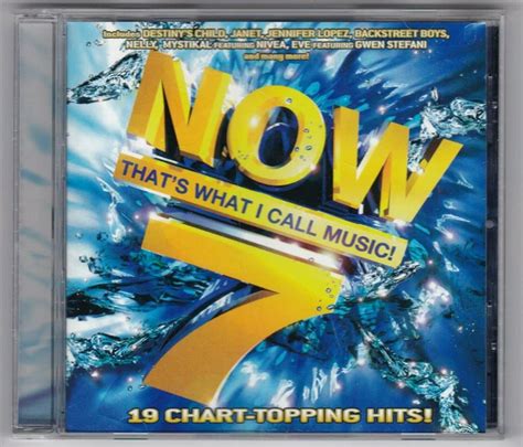 Now Thats What I Call Music Vol 7 Cd 2001 Aerosmith Janet Jackson