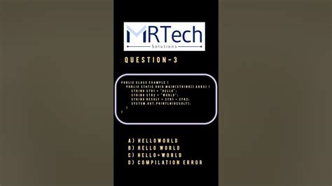 java programming quiz questions and answers shorts shortvideo
