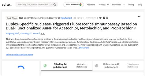 Duplex Specific Nuclease Triggered Fluorescence Immunoassay Based On Dual Functionalized Aunp