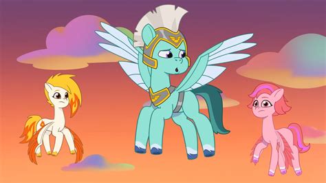3017143 Safe Screencap Flare G5 Thunder Flap Windy Pegasus