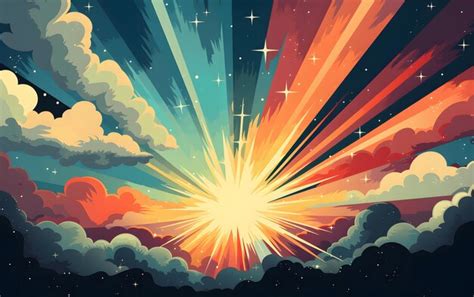 Premium Ai Image Retro Sunshine Background