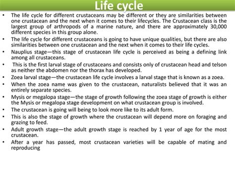 Taxonomy And Biology Of Cultivable Crustaceans B Pptx