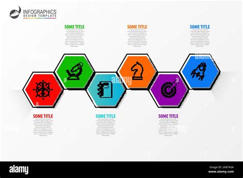 Infographic Design Template Creative Concept With 6 Steps Can Be Used For Workflow Layout