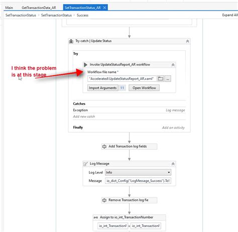 Processing The Same Transaction Item Repeatedly While Using Reframework