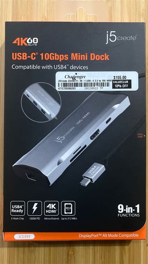 J Create USB C Mini Dock Computers Tech Parts Accessories Cables Adaptors On Carousell