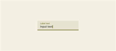 text fields material design 3