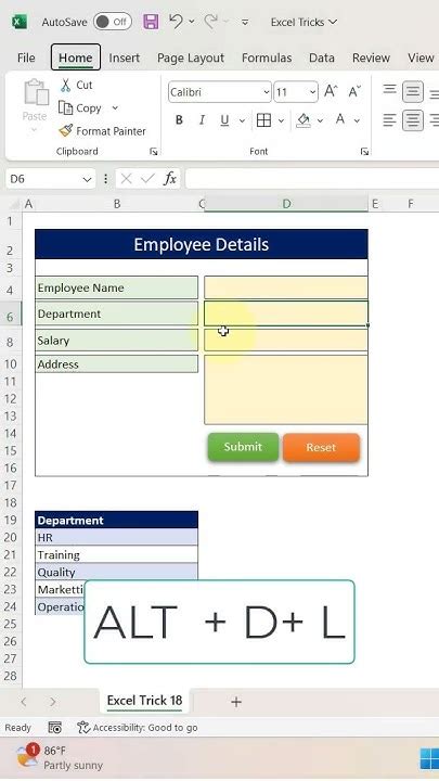 excel trick 18 simple step to create dynamic drop down list in ms