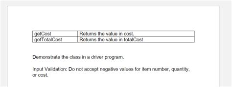 Solved Inventory Class Design An Inventory Class That Can Chegg