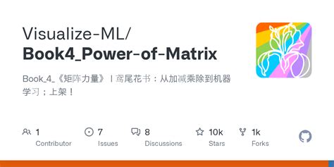 Book Power Of Matrix README Md At Main Visualize ML Book Power Of Matrix GitHub