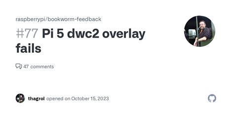 Pi Dwc Overlay Fails Issue Raspberrypi Bookworm Feedback GitHub