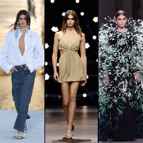 Kaia Gerbers Best Fashion Week Runway Moments Pics Us Weekly