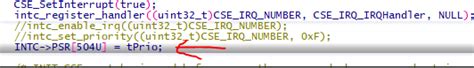 re cse interrupt enable not working nxp community