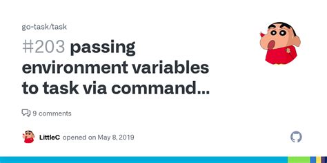 Passing Environment Variables To Task Via Command Directly On Windows