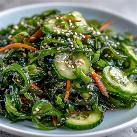Fresh Seaweed Salad With Tangy Sesame Ginger Dressing