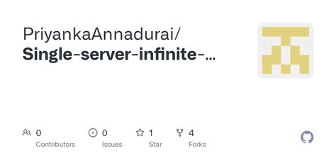 github priyankaannadurai single server infinite capacity markov model